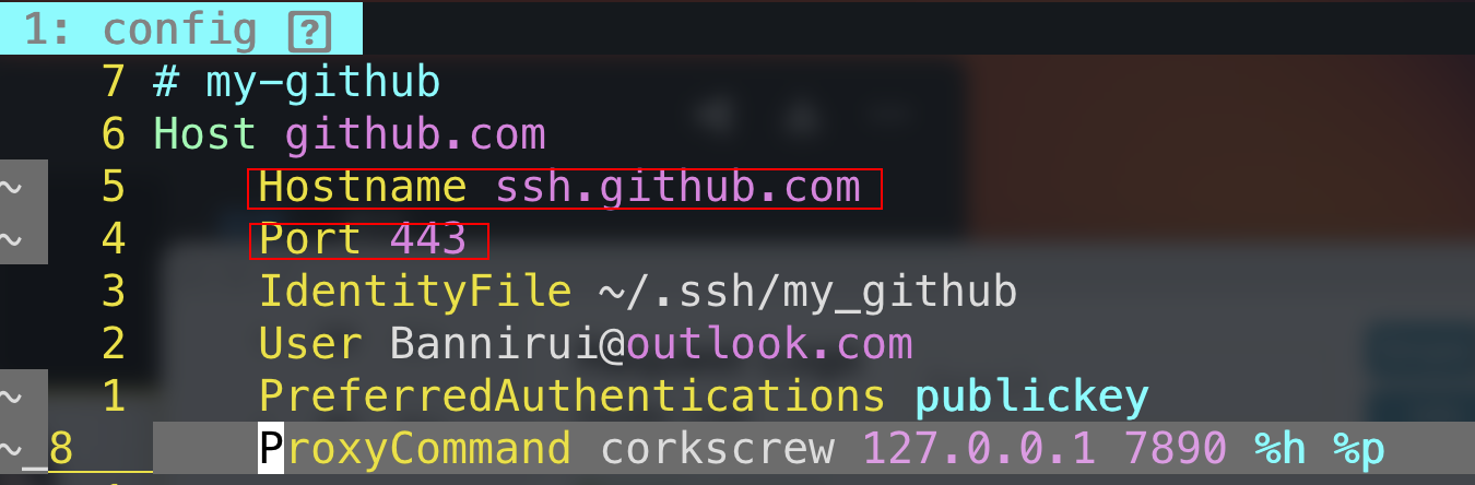 代理git的ssh协议 - hex Blog